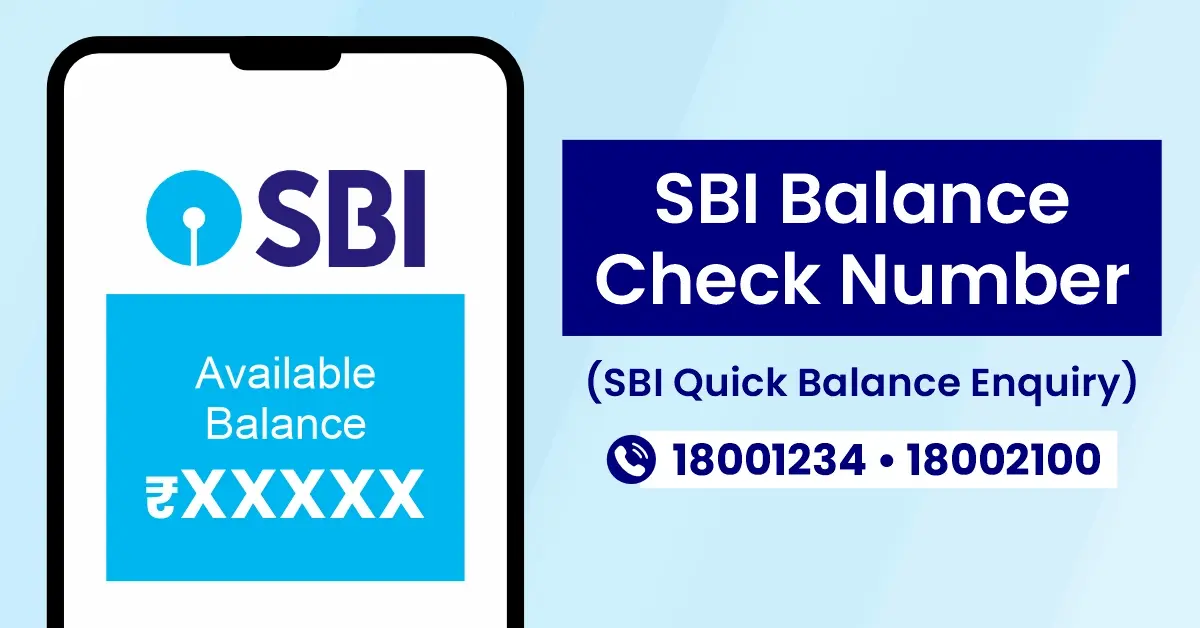 SBI Balance Check Number – Missed Call, SMS & Online